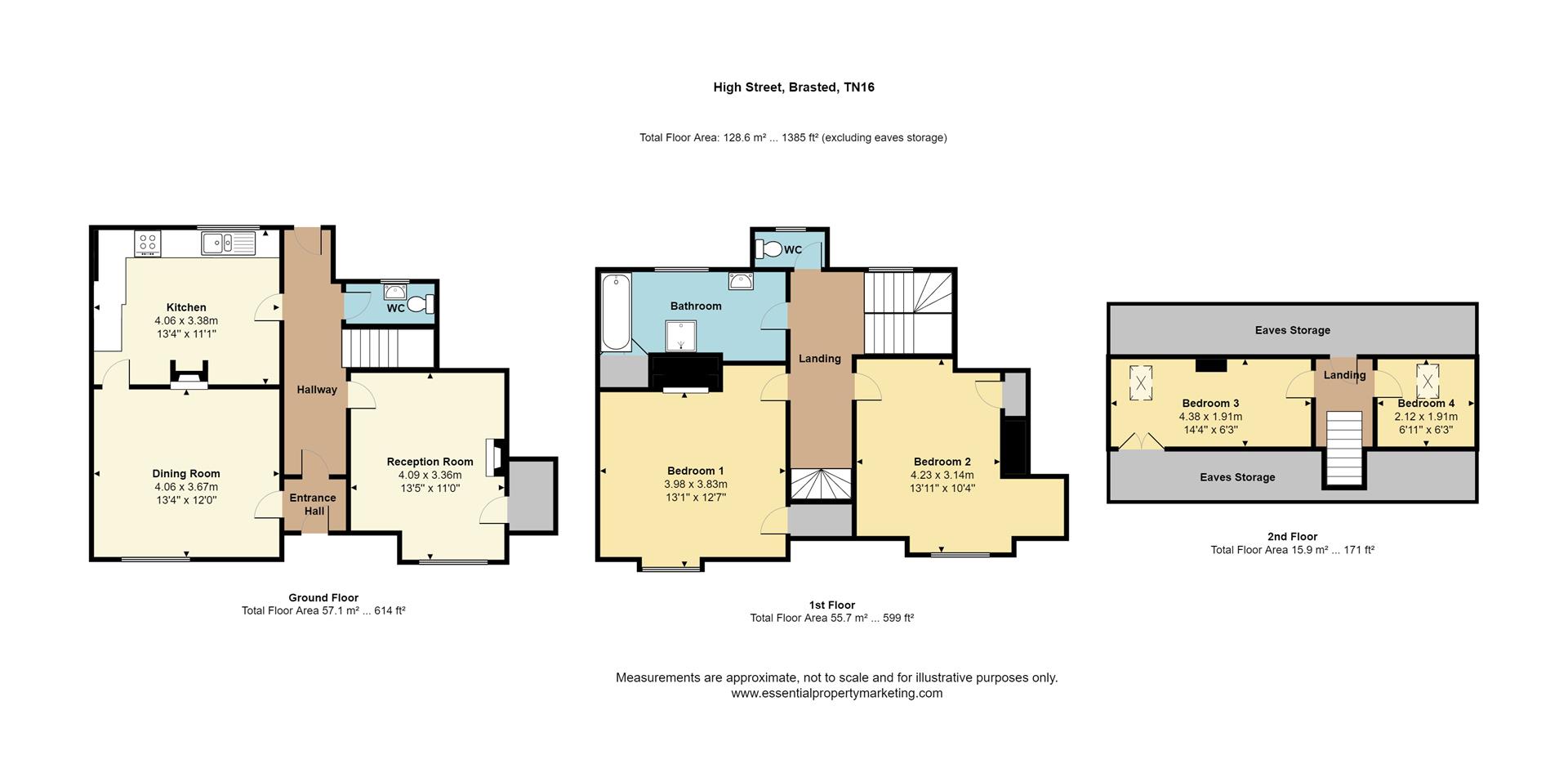 Property in High Street, Brasted, TN16